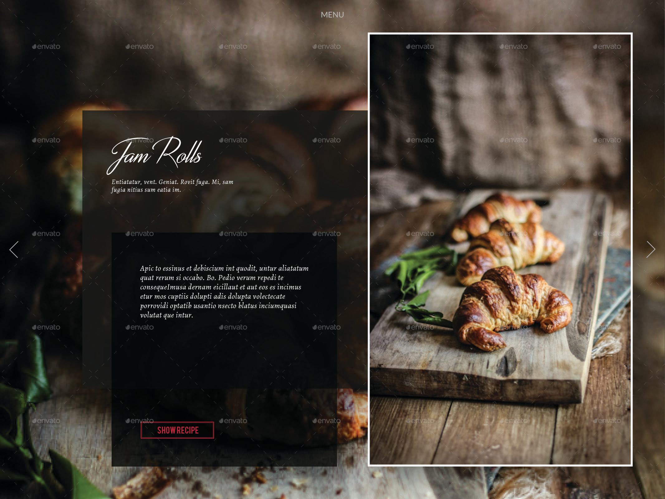 Interactive CookBook or Restaurant Menu, ePublishing | GraphicRiver